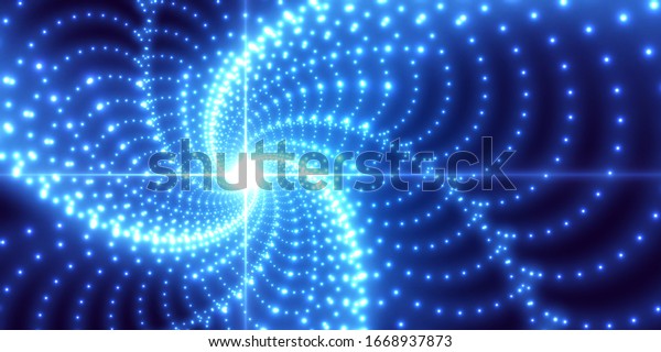 Triple Vortex Neon Lights Whirlpool Vector Stock Vector (Royalty Free ...