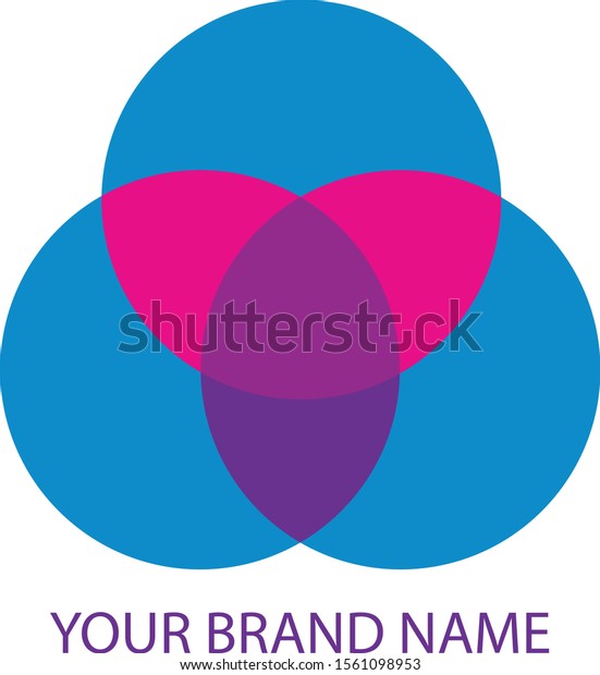 Tripple Circle Logo Vector Design Stock Vector (Royalty Free ...