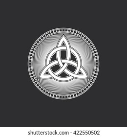 Triquetra Vector Illustration Stock Vector (Royalty Free) 422550502 ...