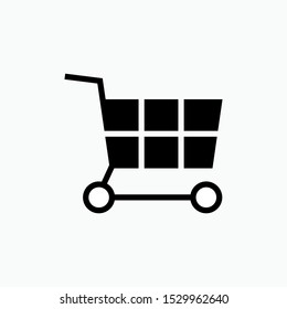 Trolley Icon Vector Sign Symbol Design Stock Vector (Royalty Free ...
