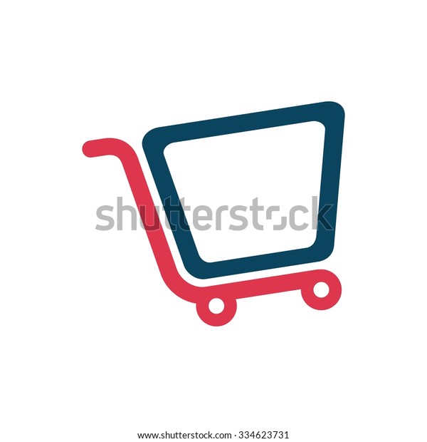 Trolley Logo Shopping Symbol Vector Icon Stock Vector (Royalty Free ...
