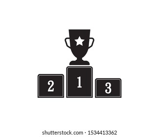 Trophy Icon Winner First Prize Runnerup Stock Vector (Royalty Free ...