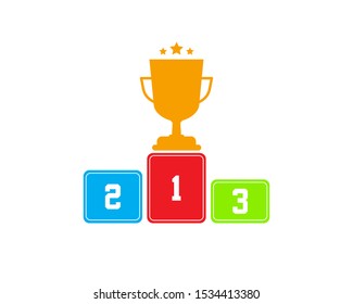 Trophy Icon Winner First Prize Runnerup 스톡 벡터(로열티 프리) 1534413380 ...