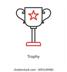 Trophy Winner Icon Concept Stock Vector (Royalty Free) 2091149485 ...