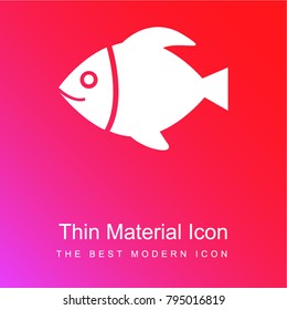 Tropical Fish Red Pink Gradient Material Stock Vector (Royalty Free ...
