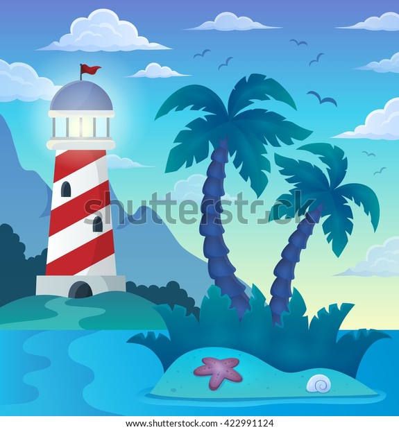 Tropical Island Theme Image 5 Eps10 Stock Vector (Royalty Free ...