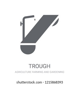 Trough Icon Trendy Trough Logo Concept Stock Vector (Royalty Free ...