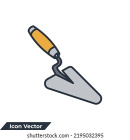 Trowel Icon Logo Vector Illustration Trowel Stock Vector (Royalty Free ...