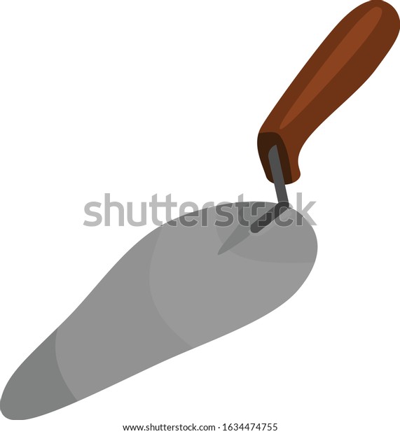 Trowel Tool Equipment Vector Illustration Stock Vector (Royalty Free ...