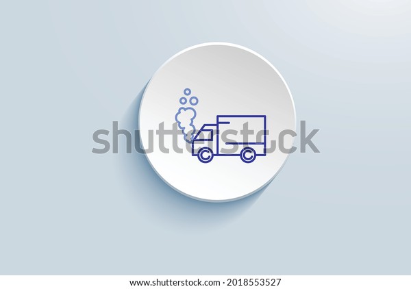 Truck Accident Icon Vector Design Stock Vector (Royalty Free ...