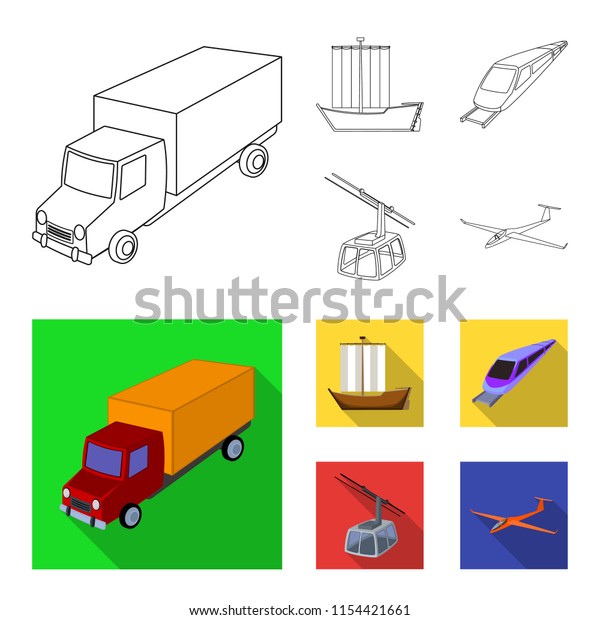 The truck, the boat, the subway, the funicular modes of transport ...