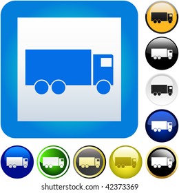 Truck Buttons Vector Set Stock Vector (Royalty Free) 42373369 ...