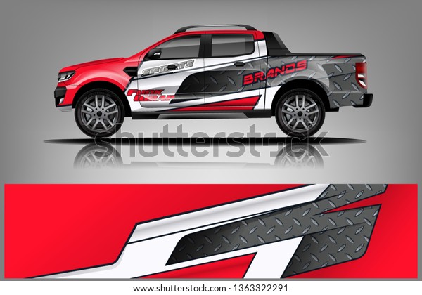 Truck Car Decal Design Vector Kit Stock Vector (Royalty Free ...