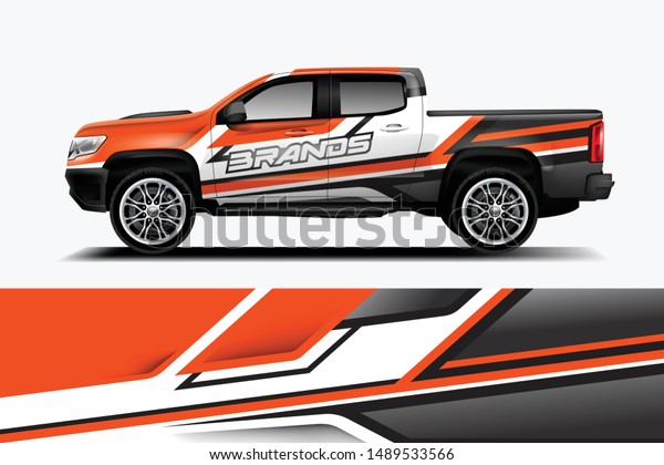 Truck Car Decal Design Vector Kit: vetor stock (livre de direitos ...