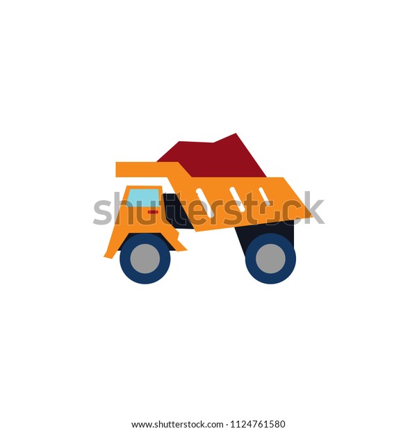 Truck Construction Logo Icon Design Stock Vector (Royalty Free ...