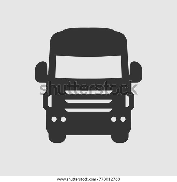 truck front icon vector illustration