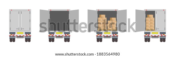 76 Opened AND Closed Back Truck Images, Stock Photos & Vectors ...