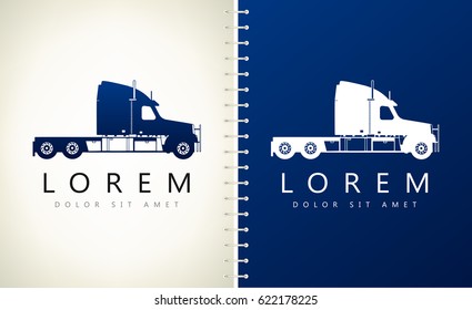 Truck Logo Lorry Vector Design Stock Vector (Royalty Free) 622178225 ...