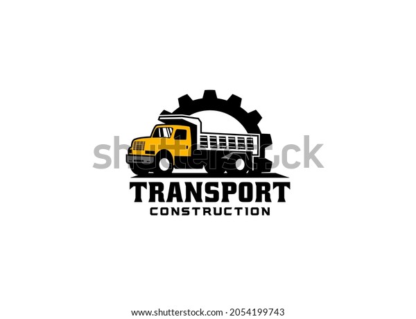 Truck Logo Vector Construction Company Vehicle Stock Vector (Royalty ...