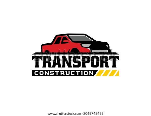 Truck Logo Vector Construction Company Vehicle Stock Vector (Royalty ...