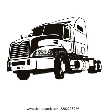 18 Wheeler Drawing | Free download on ClipArtMag