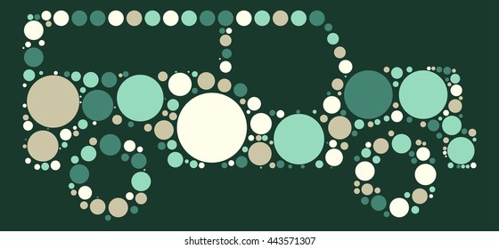Truck Shape Vector Design By Color: เวกเตอร์สต็อก (ปลอดค่าลิขสิทธิ์ ...