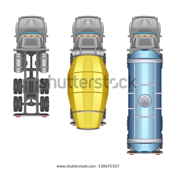 Truck top view
