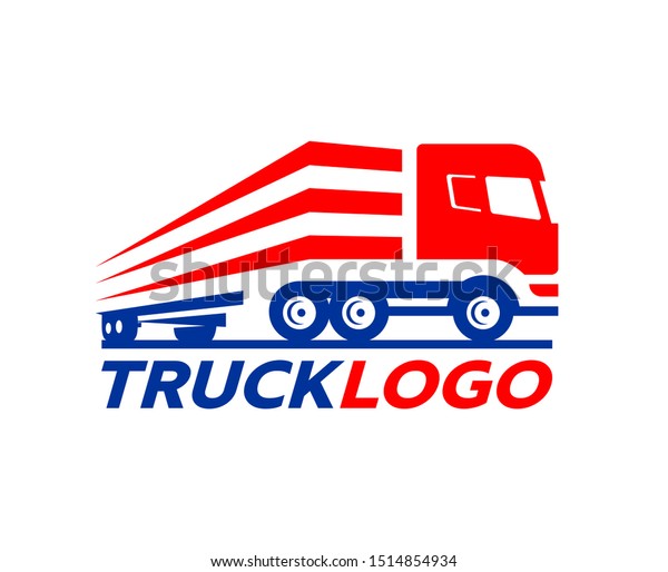 Truck Trailer Logo Transportation Vector Stock Vector (Royalty Free ...
