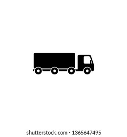 Truck Trailer Vector Icon Semi Lorry Stock Vector (Royalty Free ...