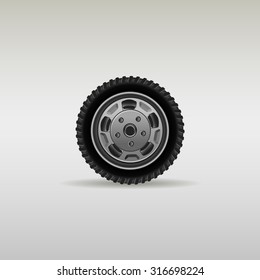 Truck Wheel Stock Vector (Royalty Free) 316698224 | Shutterstock