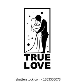 True Love Logo Design Vector Stock Vector (Royalty Free) 1883338078 ...