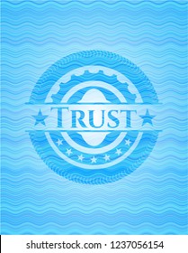 Trust Water Representation Emblem Background Stock Vector (Royalty Free ...