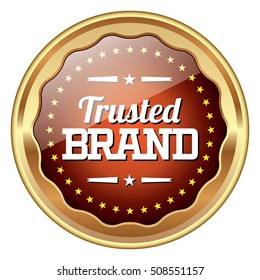 Trusted Brand Badge Stock Vector (Royalty Free) 508551157 | Shutterstock