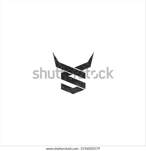 Ts Bull Head Grunge Texture Vector Stock Vector (Royalty Free ...