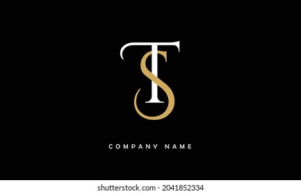 Ts St Alphabets Letters Logo Monogram: เวกเตอร์สต็อก (ปลอดค่าลิขสิทธิ์ ...