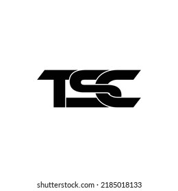Tsc Letter Monogram Logo Design Vector Stock Vector (Royalty Free ...