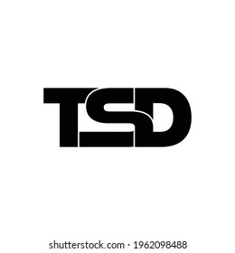 Tsd Letter Monogram Logo Design Vector Stock Vector (Royalty Free ...