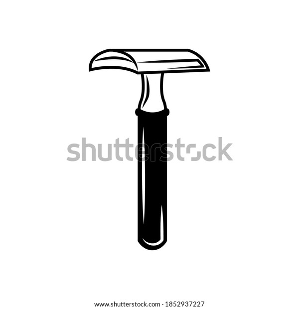 Tshape Razor Cutout Icon Transparent Background Stock Vector (Royalty ...