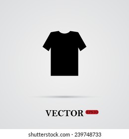 Tshirt On Light Background Shadow Vector Stock Vector (Royalty Free ...