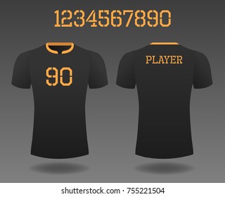 Tshirt Sport Design Front Back Vector: Vector có sẵn (miễn phí bản ...