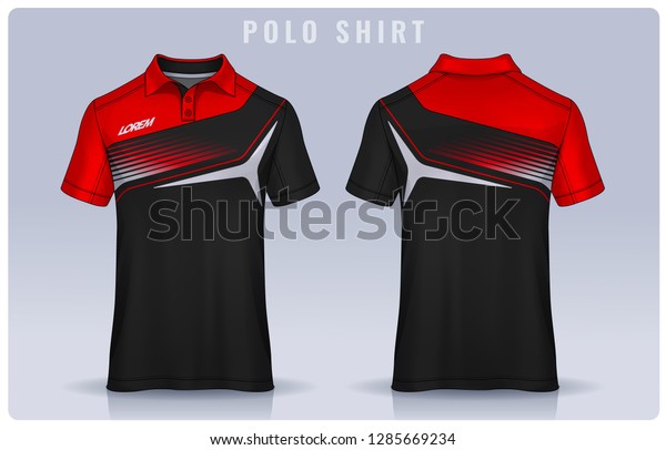 Tshirt Templates Design Uniform Front Back Stock Vector (Royalty Free ...