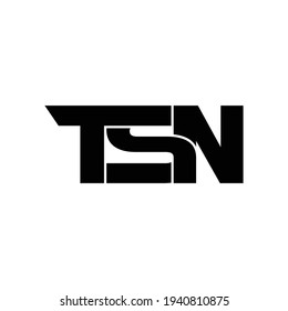 Tsn Letter Monogram Logo Design Vector Stock Vector (Royalty Free ...