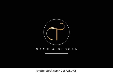 Tt T Abstract Letters Logo Monogram Stock Vector (Royalty Free ...