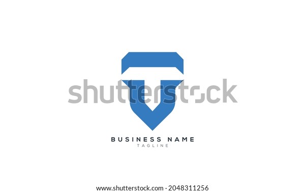 Tu Initials Monogram Letter Text Alphabet Stock Vector (Royalty Free ...