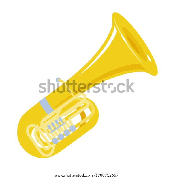 Tuba Vector Illustration That Easy Edit Stock Vector (Royalty Free ...