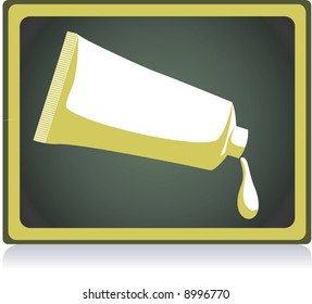 Toothpaste White Paste Coming Out Vector: เวกเตอร์สต็อก (ปลอดค่า ...