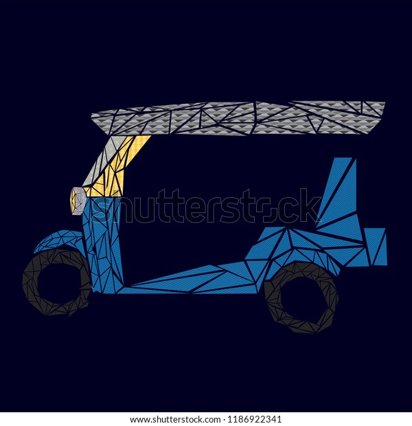 Tuk Tuks Vector Illustration Stock Vector (Royalty Free) 1186922341 ...