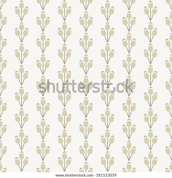 Tulip Columns Pattern Light Shades Stock Vector (Royalty Free ...