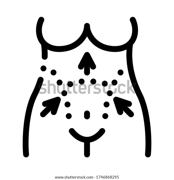 Tummy Tuck Icon Vector Tummy Tuck: เวกเตอร์สต็อก (ปลอดค่าลิขสิทธิ์ ...