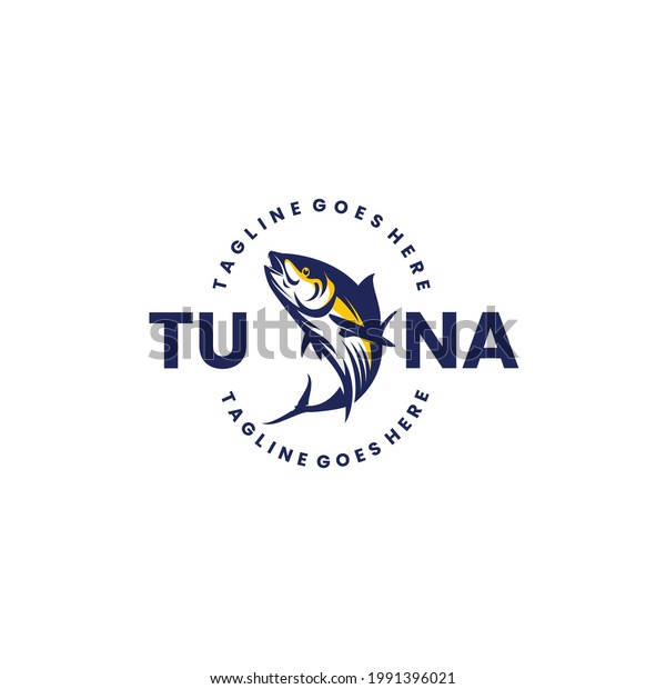 Tuna Fish Logo Vector Image: เวกเตอร์สต็อก (ปลอดค่าลิขสิทธิ์ ...